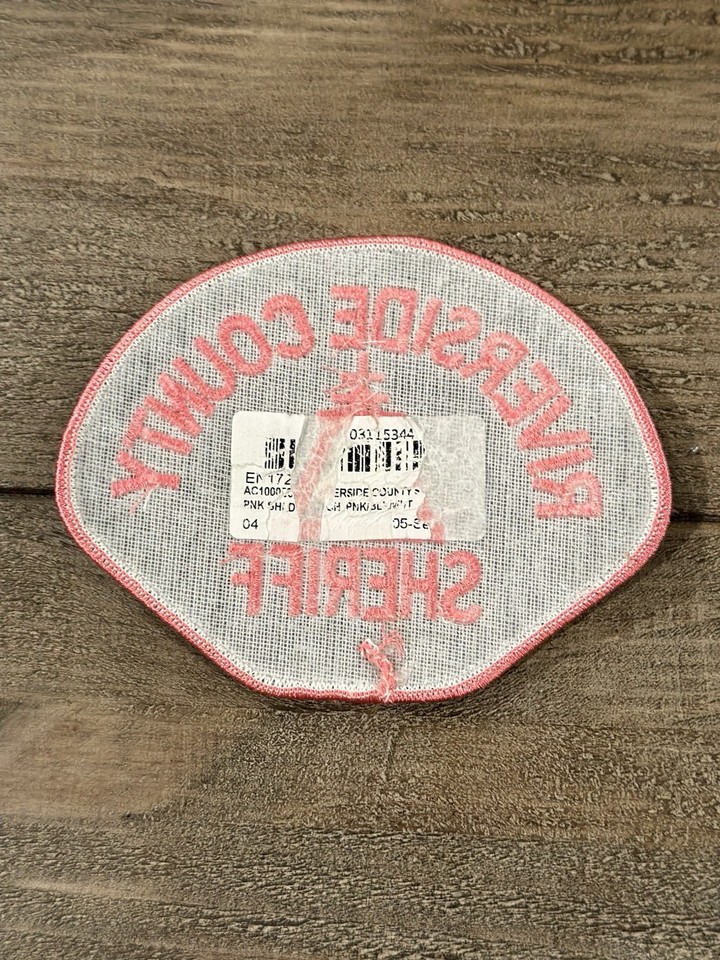 Riverside County Sheriff’s Office Breast Cancer Awareness Patch 2020 | eBay