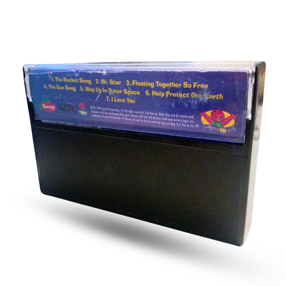Barney's Sing Along In Outer Space 1999 Cassette - RARE HTF - READ ...