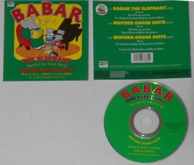 Babar, The Elephant, Mother Goose Suite - Meryl Streep - U.S. cd | eBay