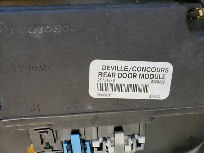 2000 2001 2002 2003 2004 2005 CADILLAC DEVILLE LEFT REAR DOOR MODULE ...