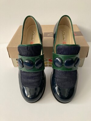 Clarks ladies Orla Kiely two colour shoes Orla Dora size 5 EU 38 | eBay