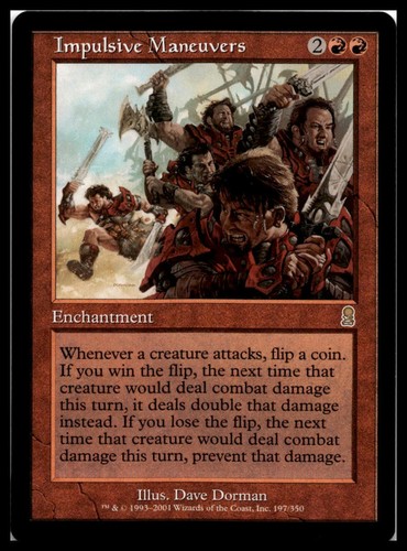 Impulsive Maneuvers Odyssey Magic the Gathering MTG Lightly played | eBay