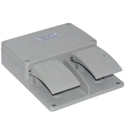 Duel Foot Pedal Double Extra Heavy Duty Foot Switch Metal Multi ...