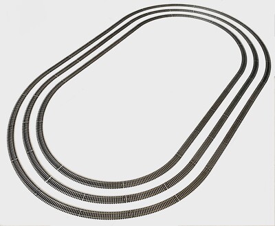 OO Gauge HORNBY Nickel Silver Track Ovals 1st-3rd Radius R601 R605 R607 ...