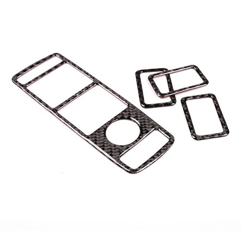 Carbon Fiber Glass Window Switch Cover Fit for Mercedes Benz C Class ...