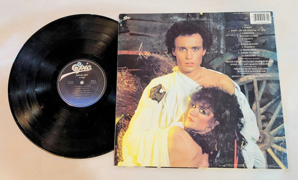 ADAM ANT signed RECORD LP strip ADAM AND THE ANTS autographed COA | eBay UK