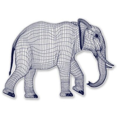 Elephant Grid Modern Design Car Vinyl Sticker - SELECT SIZE | eBay