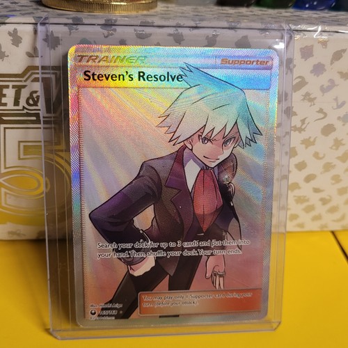 P S A 10 Worthy 💯 Steven’s Resolve - Secret Art 165/168 SUPER RARE ...
