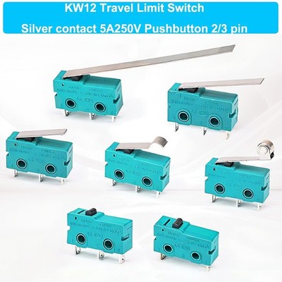 5A250V Microswitch KW12 Travel Limit Switch Contact Key 2/3-pin Silver ...