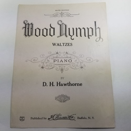 Wood Nymph Waltzes Piano by D. H. Hawthorne Elite Edition Sheet Music ...