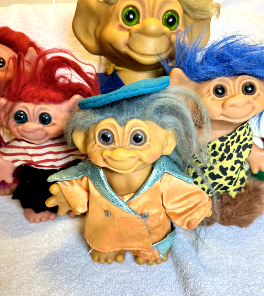 Original 1960's Troll Dolls Lot of 6 With Original Clothes | eBay