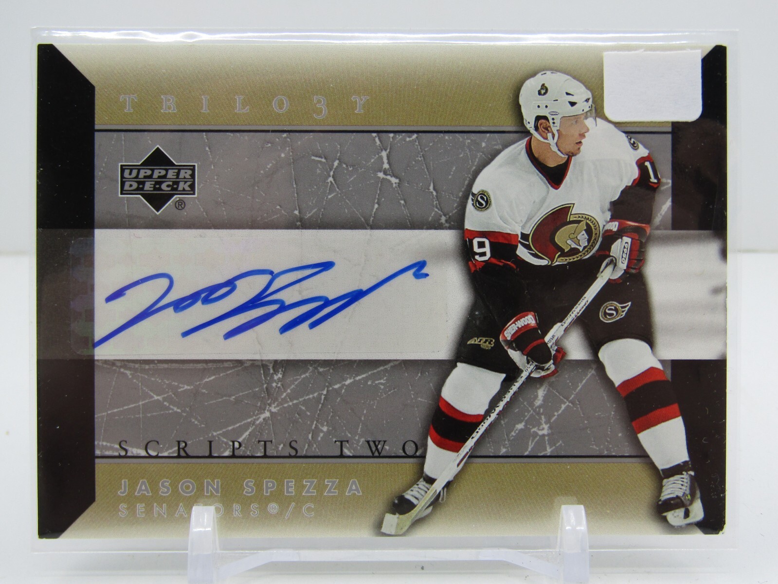 JASON SPEZZA 2005-06 UD TRILOGY SCRIPTS AUTOGRAPH AUTO! SENATORS!! | eBay