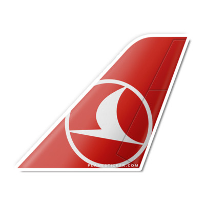 Turkish Airlines Livery Tail Sticker | eBay