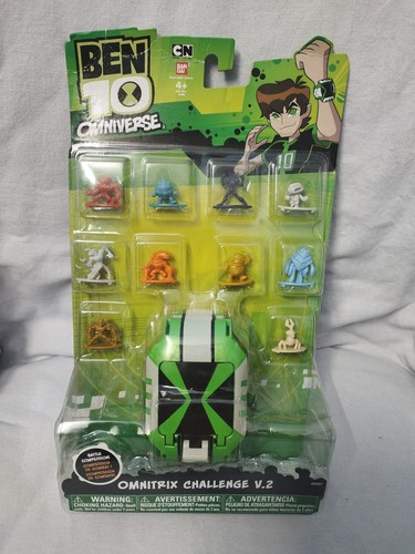 BEN 10 OMNIVERSE OMNITRIX CHALLENGE WATCH BANDAI 10 Figures Sealed 2012 ...