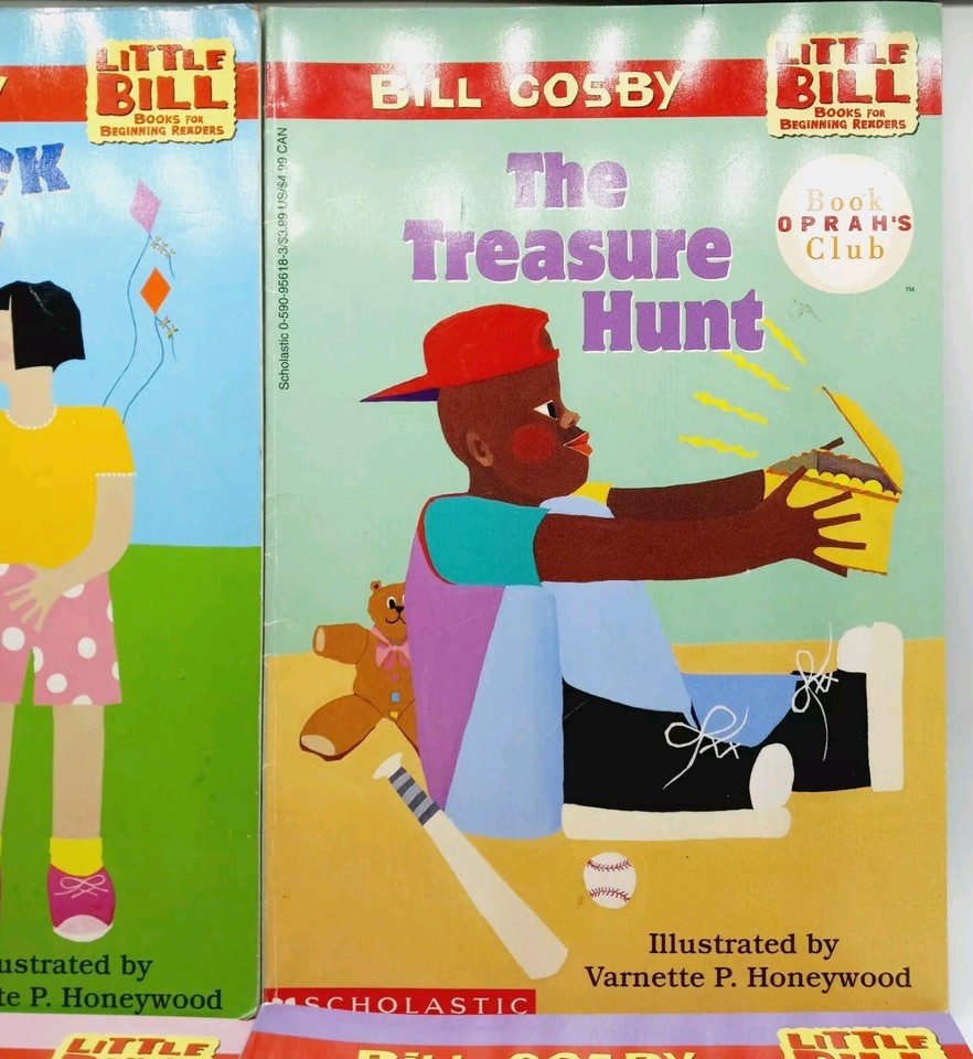LITTLE BILL Scholastic Readers 4 Book Lot Bill Cosby Paperback Treasure ...