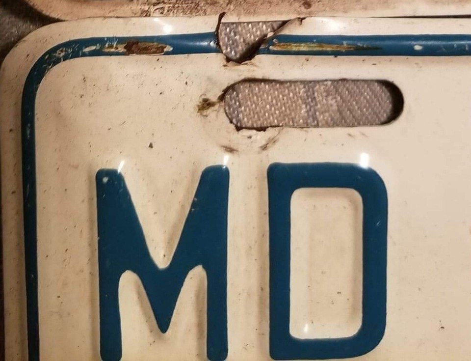 1970 Maryland Motorcycle License Plate | eBay