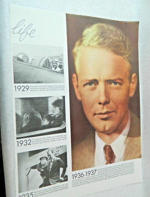 Charles A. Lindbergh from Magazine life clips. | eBay
