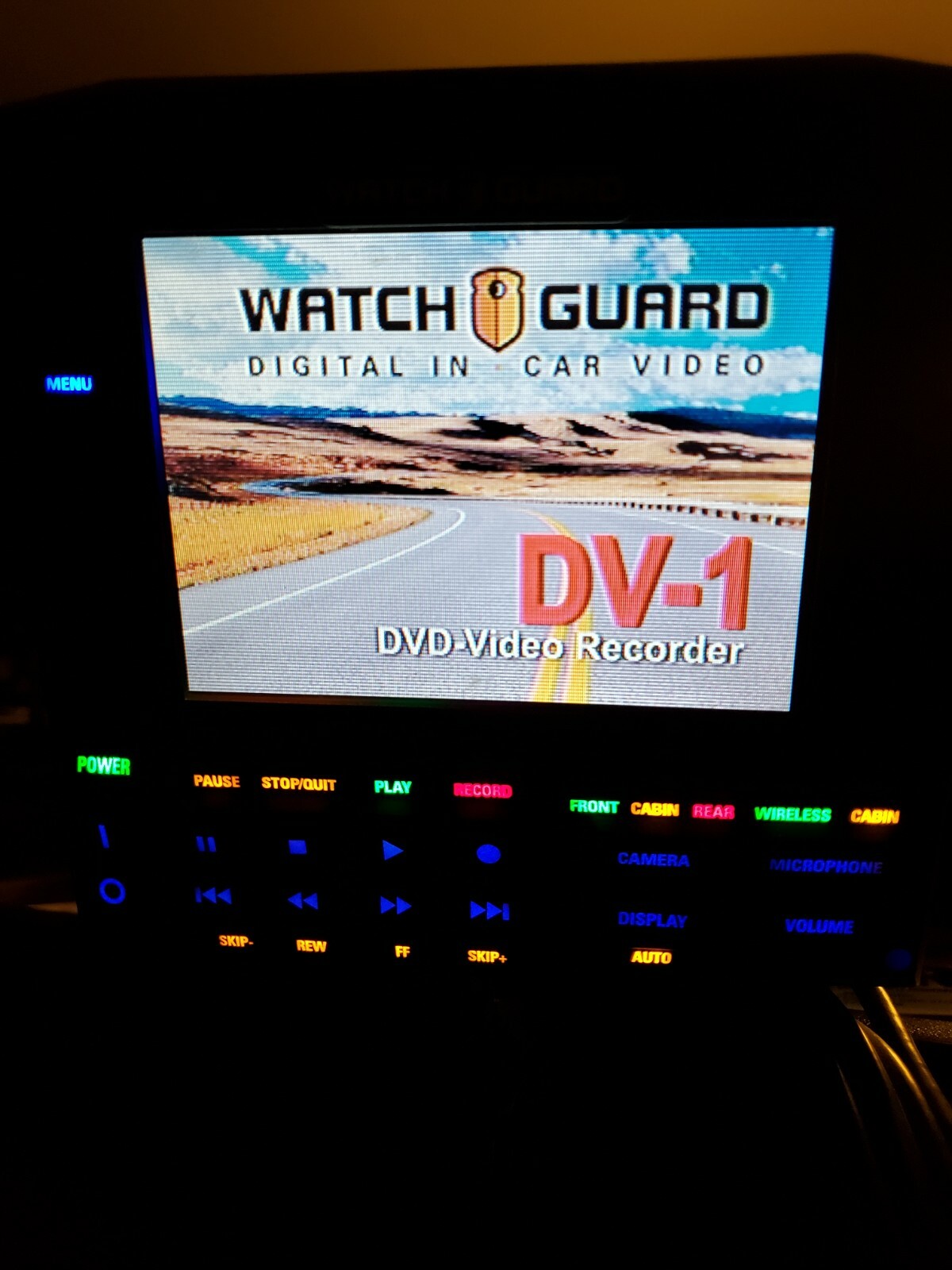 Watch Guard Watchguard DV-1D Overhead in-car Video Console only READ ...