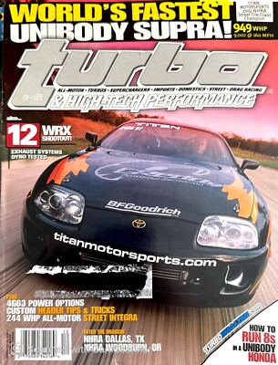Turbo Magazine - December 2002 - Supra, Integra, WRX, Drag Racing | eBay