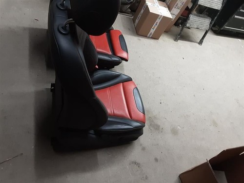 2016 MERCEDES BENZ C63S AMG RED AND BLACK FRONT SEATS SMALL RIP | eBay