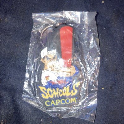 Rival Schools Vintage Capcom Rubber Keychain Promo Key Chain PS1 ...