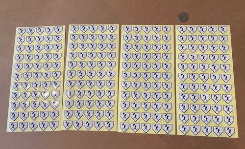 Baseballism Flag Man Helmet Stickers Lot Of 220… 4 Sheets..Brand New | eBay