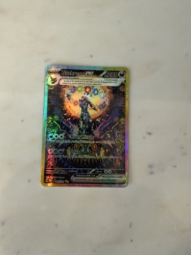 Umbreon ex 161/131 Sv: Prismatic Evolutions Holo STICKER VINYL STICKER ...