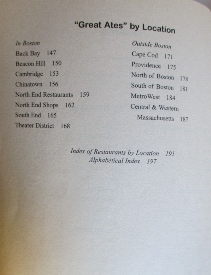 Phantom Gourmet Guide to Boston's Best Restaurants by Dan/Dave Andelman ...