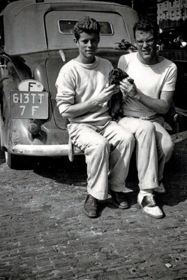 JFK and his roommate Lem Billings in Europe in 1937 gay man's ...