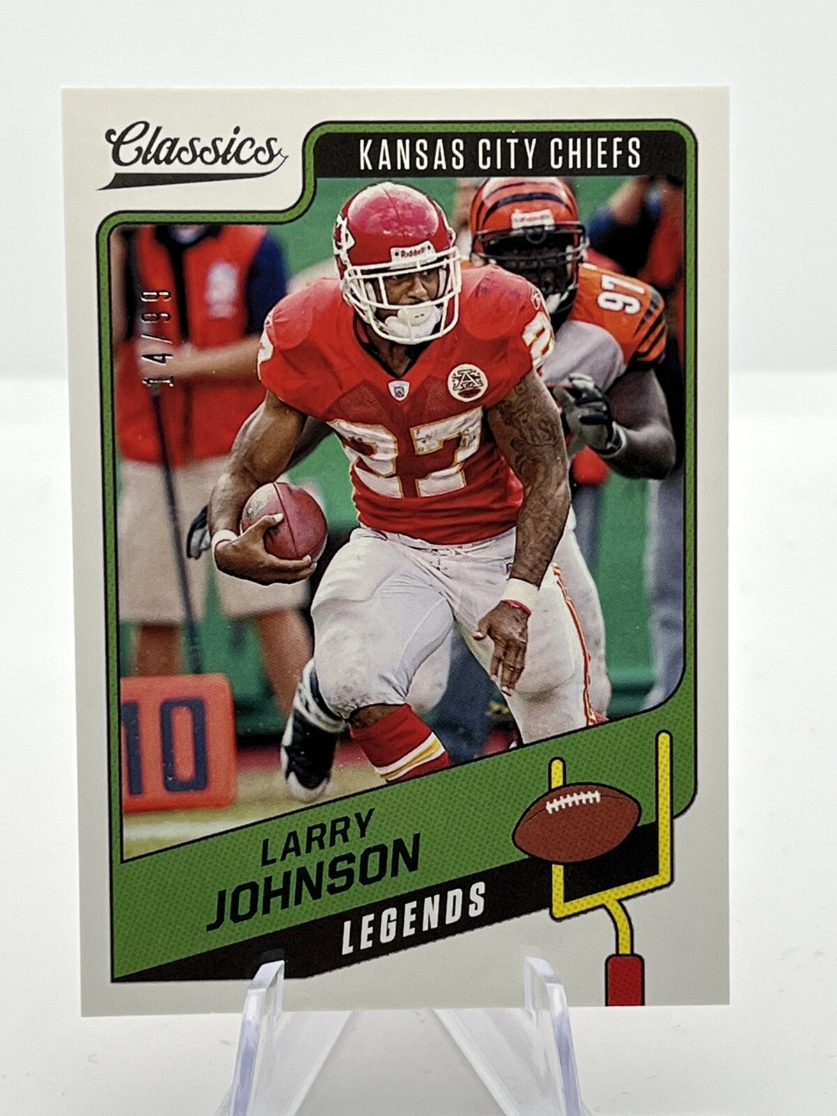 2021 Panini Classics - Legends Larry Johnson #135 Red Back /99 for sale ...