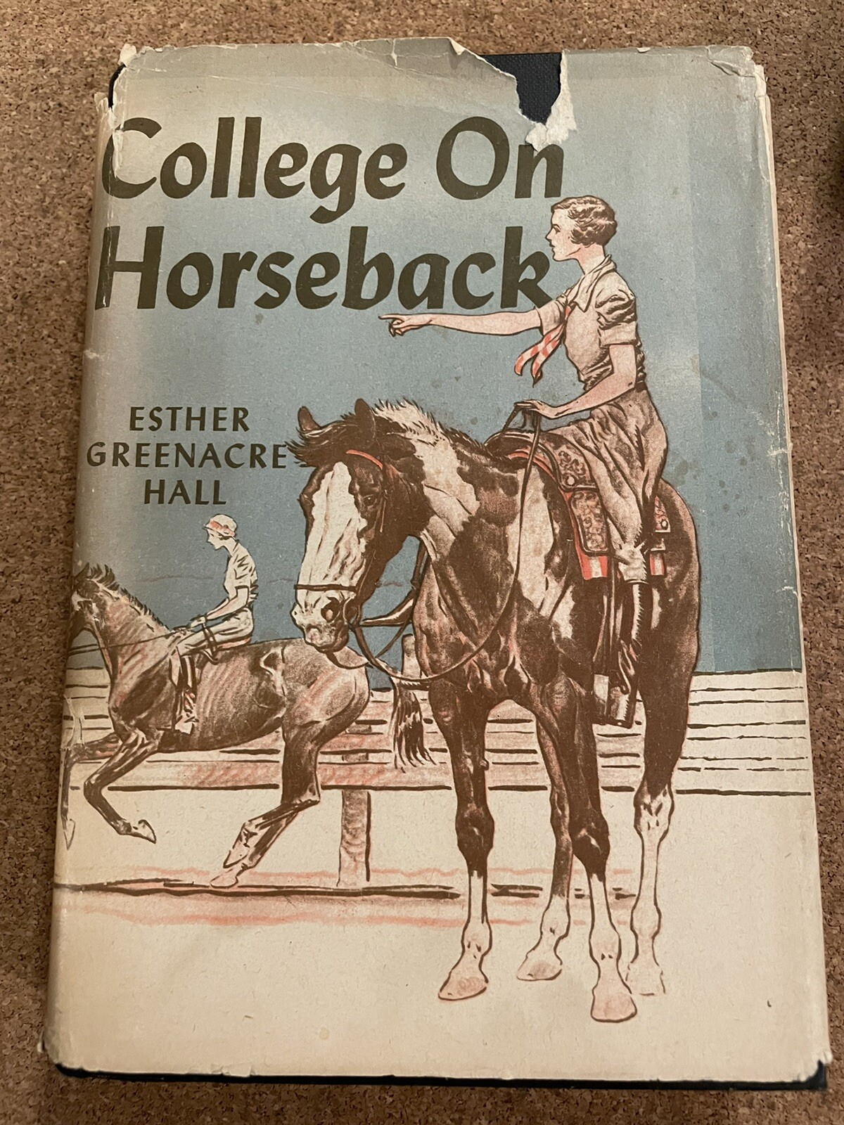 College On Horseback 1933 Esther Hall | eBay
