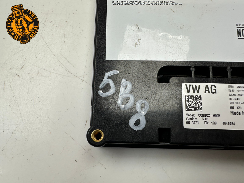 2018-2024 AUDI Q5 Q8 SQ5 SQ8 EMERGENCY CALL CONTROL MODULE 4KE035283F ...