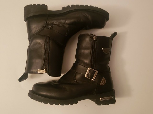 Milwaukee Motorcycle Clothing Co Women's Afterburner Riding BOOTS MB207 ...