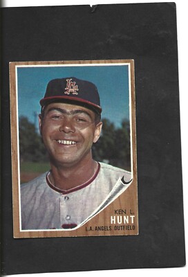 1962 Topps MLB # 68 Ken Hunt | eBay