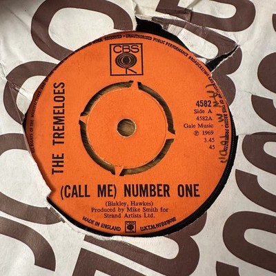The Tremeloes – (Call Me) Number One / Instant Whip - Vinyl 7" Single ...