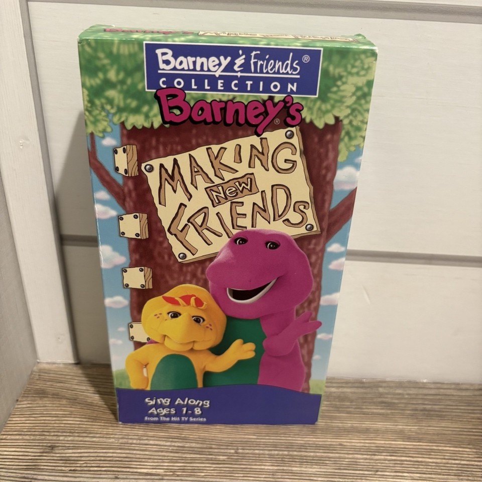 Barney VHS Box Set of 4 VHS “Fun 4 You” Value Pack 1997 Tape Great ...
