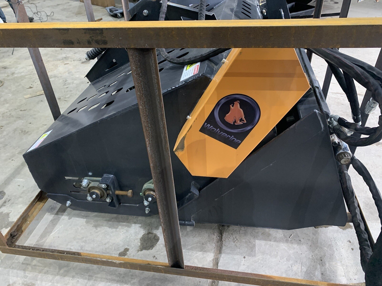 72 Inch Landscape Rake Rock Hound Harley Rake Bobcat Cat Case Jcb skid ...