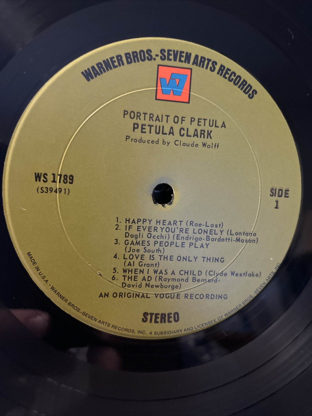 PETULA CLARK - PORTRAIT OF PETULA WS-1789 1969 LP Record Album Poster #137 | eBay