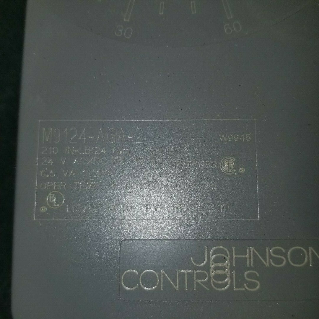 Johnson Controls M9124-AGA-2 Electric Non-Spring Return On/Off Floating ...