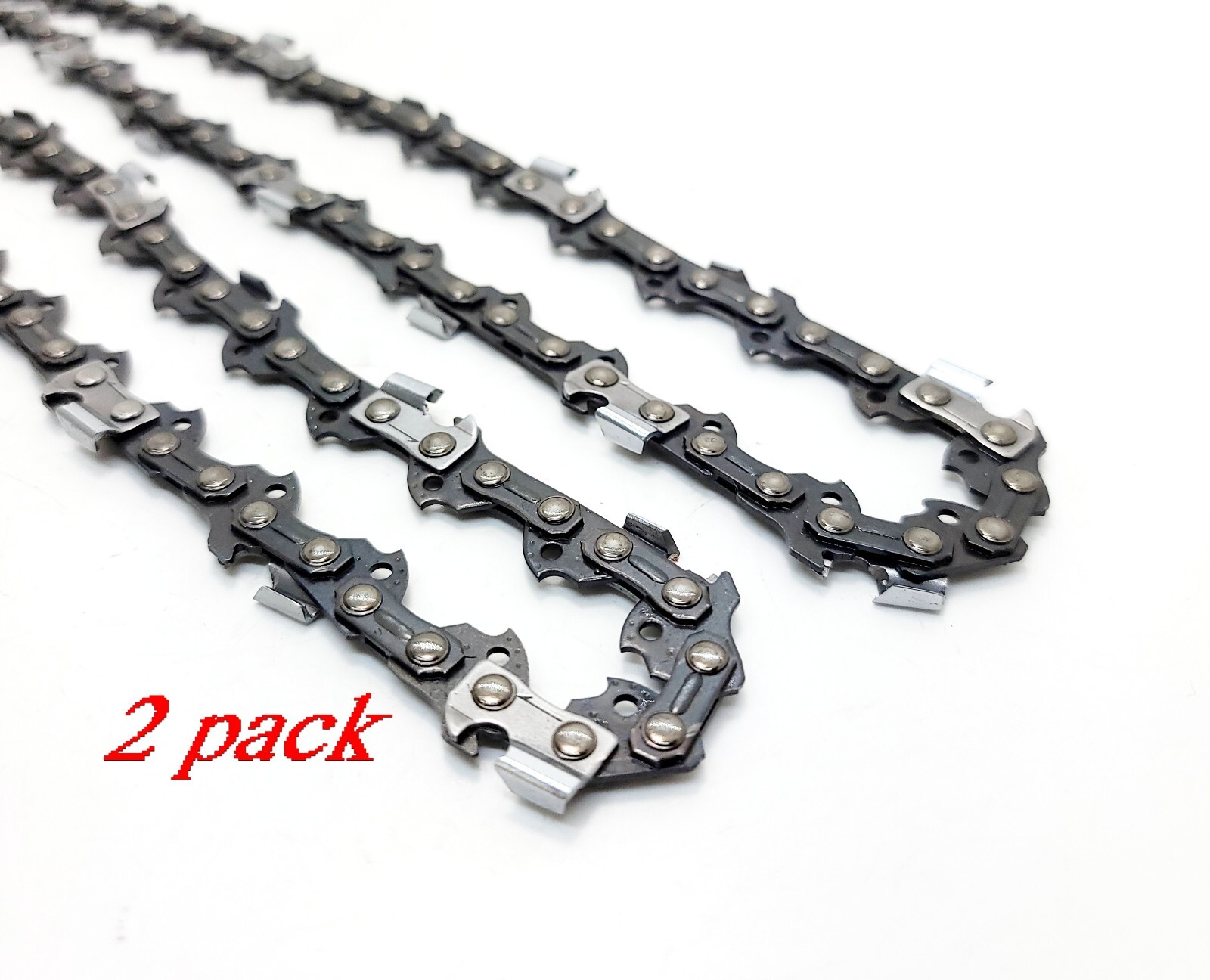 2 Pack 16" Chain 3/8" LP .043" 55 DL For Oregon R55 90PX055G Stihl ...