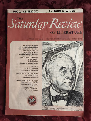 SATURDAY REVIEW Magazine May 19 1945 GEORGE NORRIS JOHN WINANT | eBay