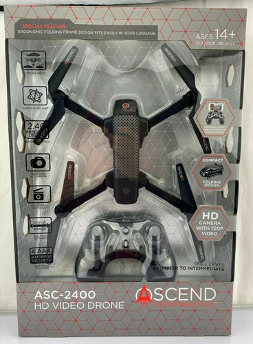 Ascend Aeronautics ASC-2400 Compact Folding Design Drone with 720P HD ...