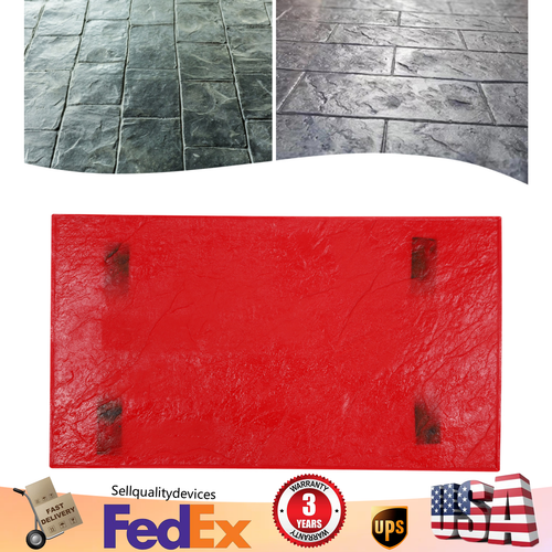 28x16" Concrete Stamps Mats Set Concrete Stamping Concrete Texturing ...