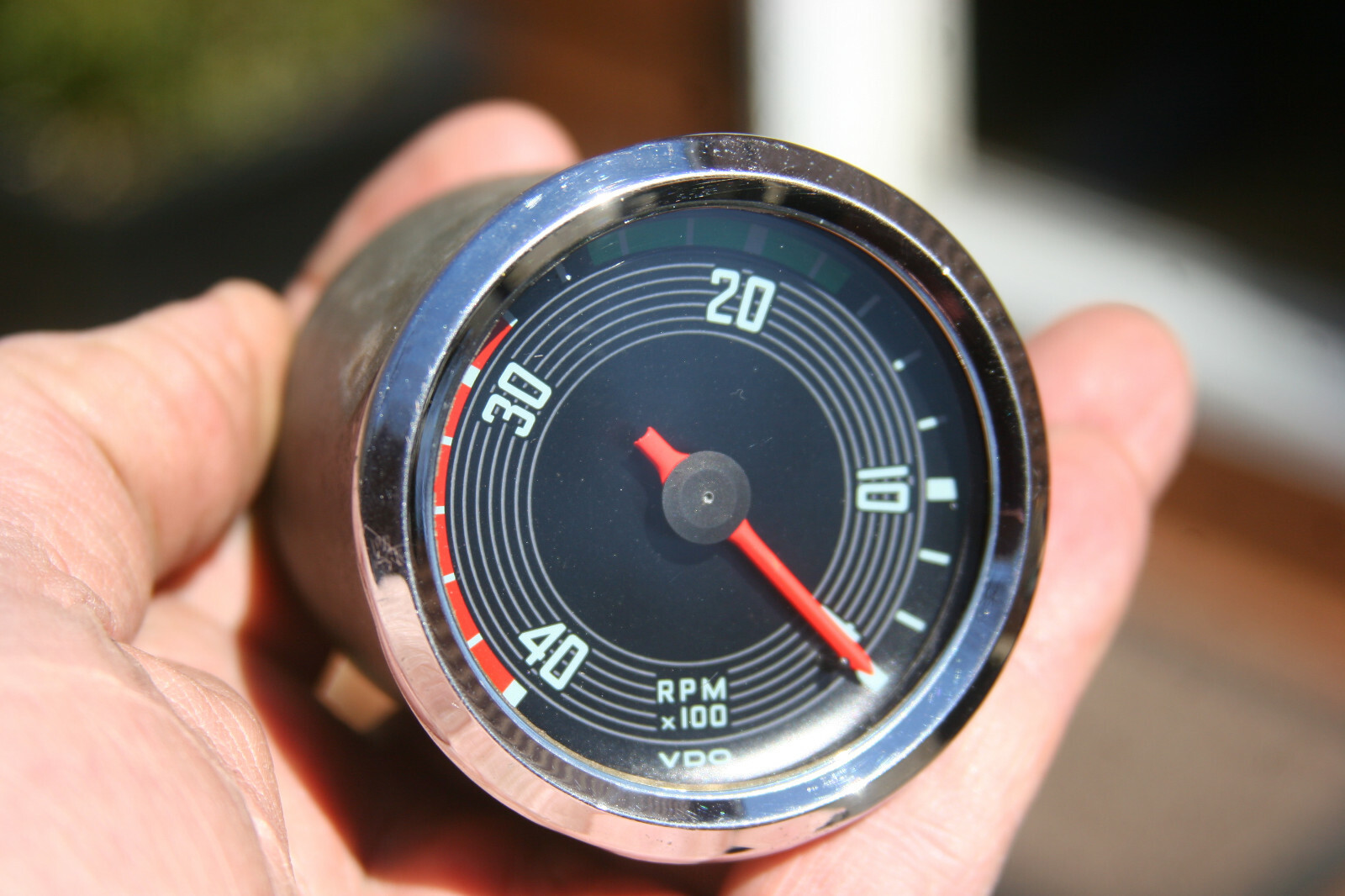 68 1968 VDO Vintage 4K 4000 RPM Tachometer 2 3/8" Gauge - 03/46/2 9.68 ...