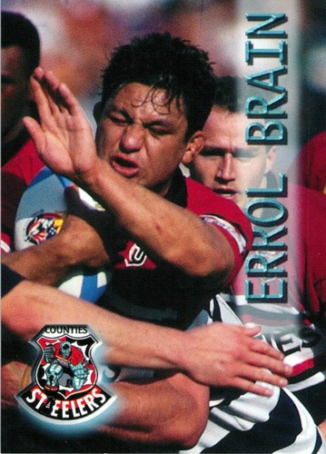 1996 COUNTIES NPC Rugby Union Card ERROL BRAIN All Blacks | eBay Australia