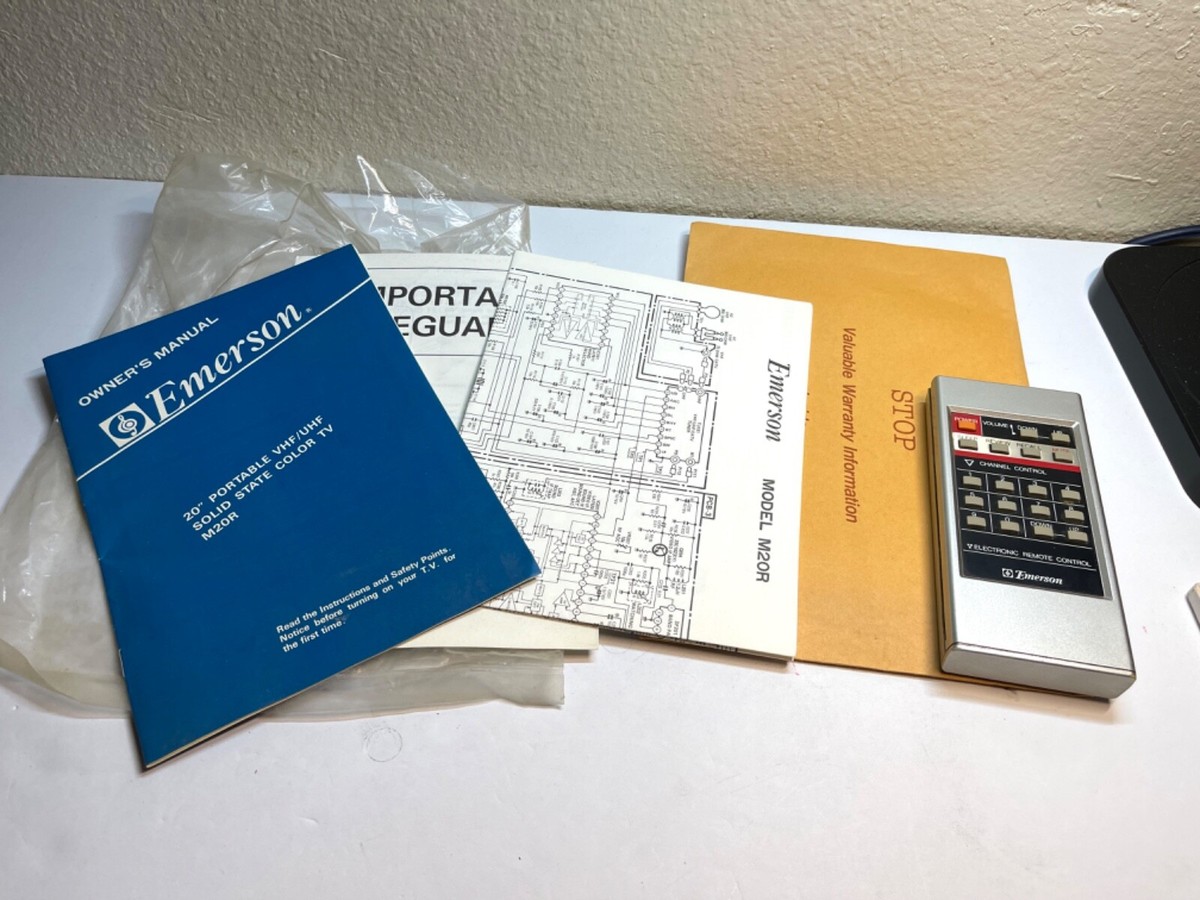 Emerson Tv Remote Control Manual