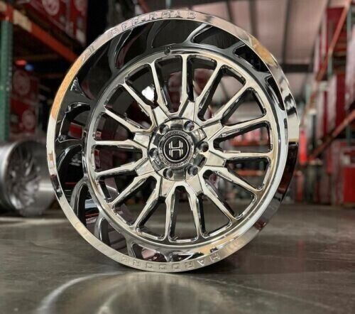 4 Hardcore Offroad Wheels HC24 22x12 5x127 -44 Chrome FREE SHIPPING | eBay