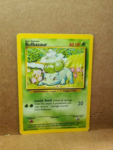 Carte Pokemon bulbasaur 44/102 Wizards Set De Base | eBay