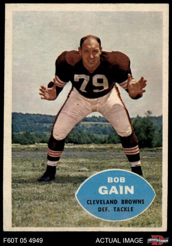 1960 Topps #30 Bob Gain Browns-FB Kentucky 5 - EX | eBay