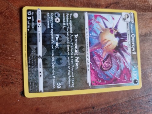 Pokemon Hisuian Overqwil 090/189 Astral Radiance Reverse Holo Uncommon ...